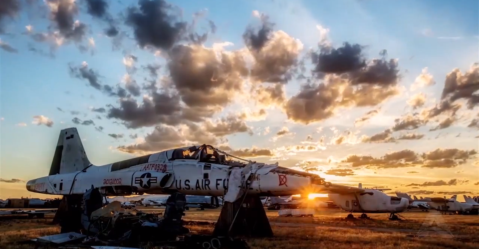 A Time-Lapse Video of the Boneyard: A Field of 5,000 Retired Military ...