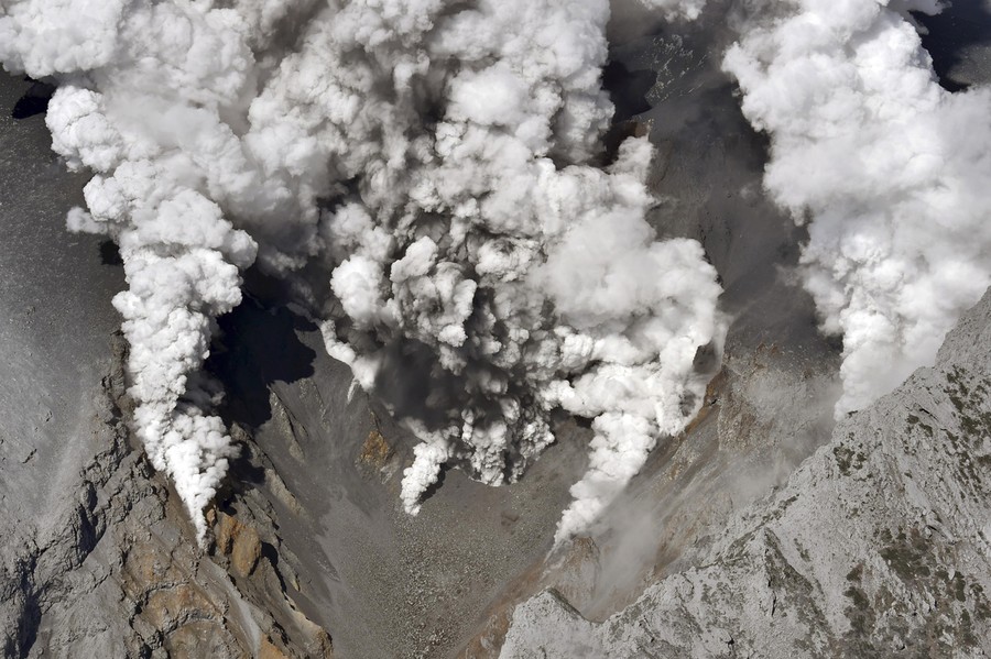 The Eruption of Japan's Mount Ontake - The Atlantic