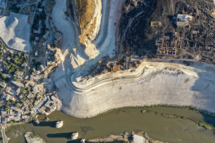Photos: An Ancient Town Submerged—Hasankeyf Underwater - The Atlantic