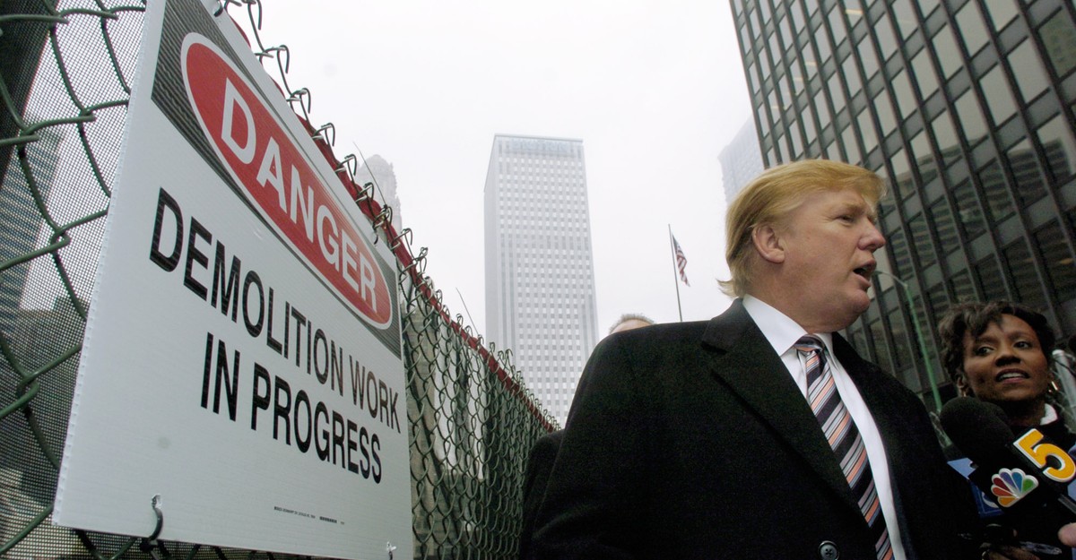 Donald Trump Is Good at Breaking Things, but Not Fixing Them - The Atlantic