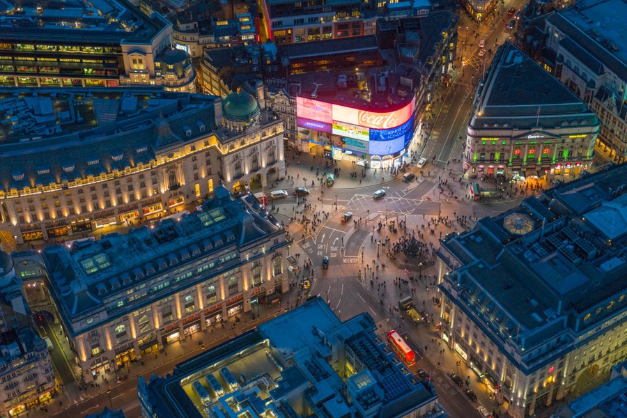 Jason Hawkes Aerial Photos London - The Atlantic