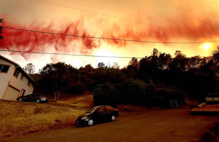 Photos Dozens Of Wildfires Burn Across California The Atlantic
