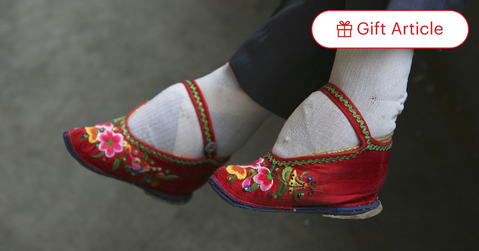 foot binding process step by step