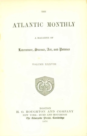 November 1876 Issue - The Atlantic
