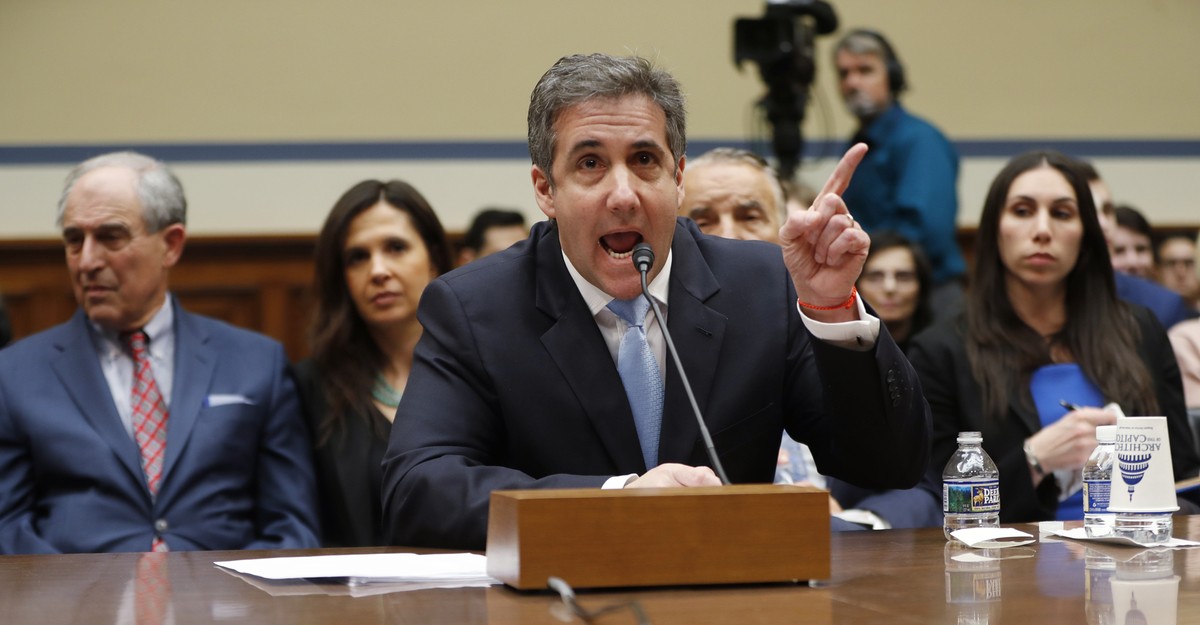 Michael Cohen Testifies Before Congress: Politics Daily - The Atlantic