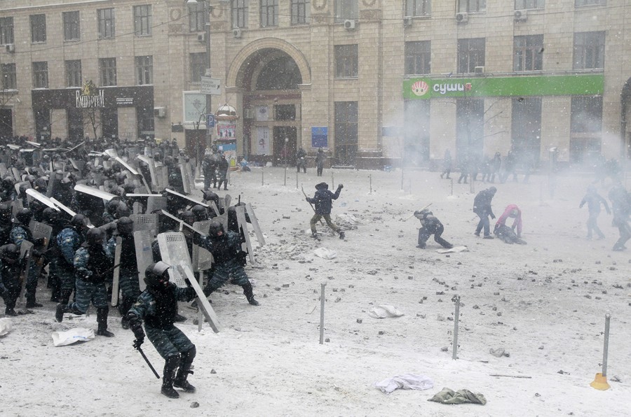 The Battle in Kiev: Two Killed in Ukraine Protest - The Atlantic