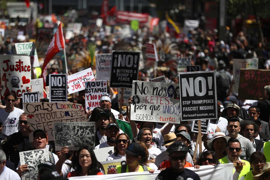 May Day Marches and Protests Around the World - The Atlantic