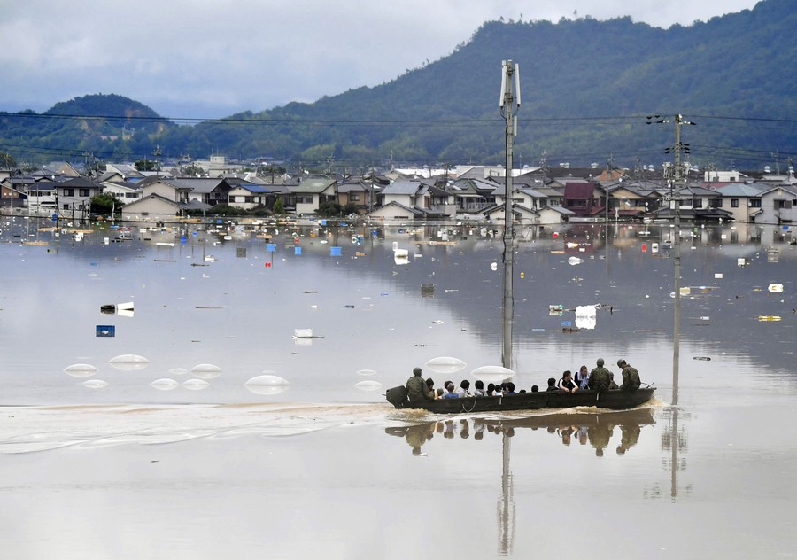 Photos: Death Toll Reaches 200 in Devastating Japan Floods - The Atlantic
