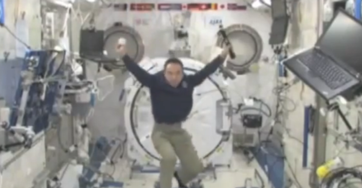Astronaut Plays Solo Game of Zero Gravity Baseball in Space - The Atlantic