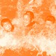 A group of 5 kids swims in water