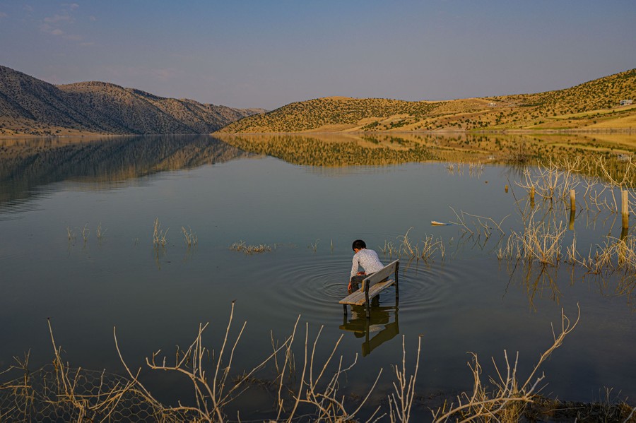 Photos: An Ancient Town Submerged—Hasankeyf Underwater - The Atlantic