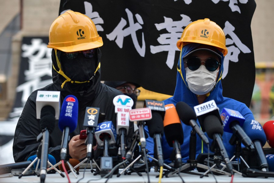 Photos: Hong Kong Pro-Democracy Protests Build Ahead of China’s ...