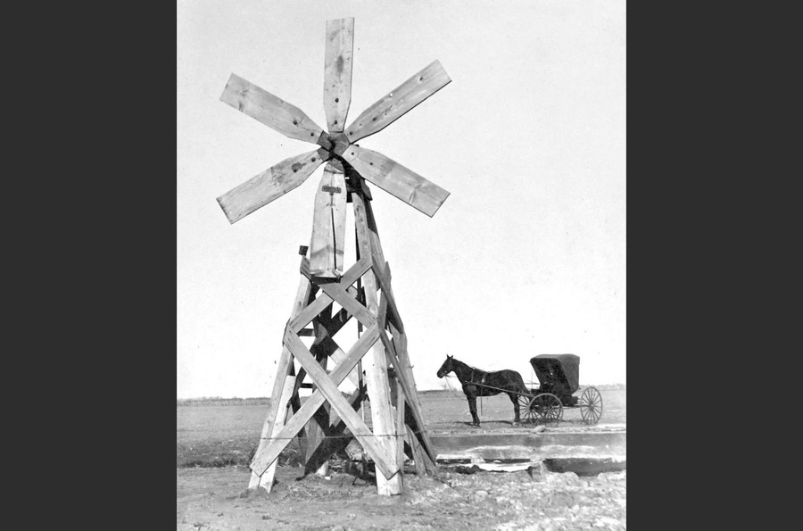 Photos From 1898: The Homemade Windmills of Nebraska - The Atlantic