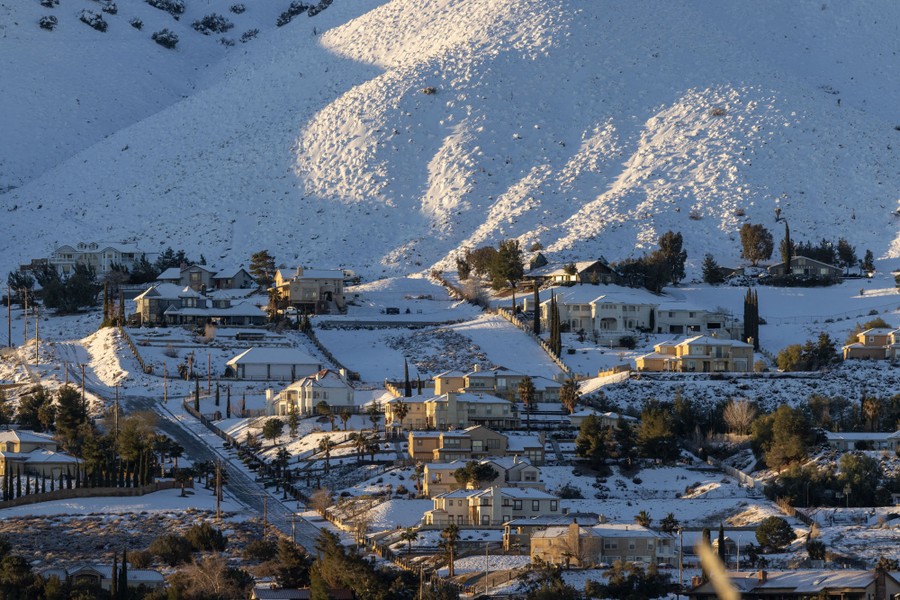 Photos: A Blanket of Snow for California - The Atlantic