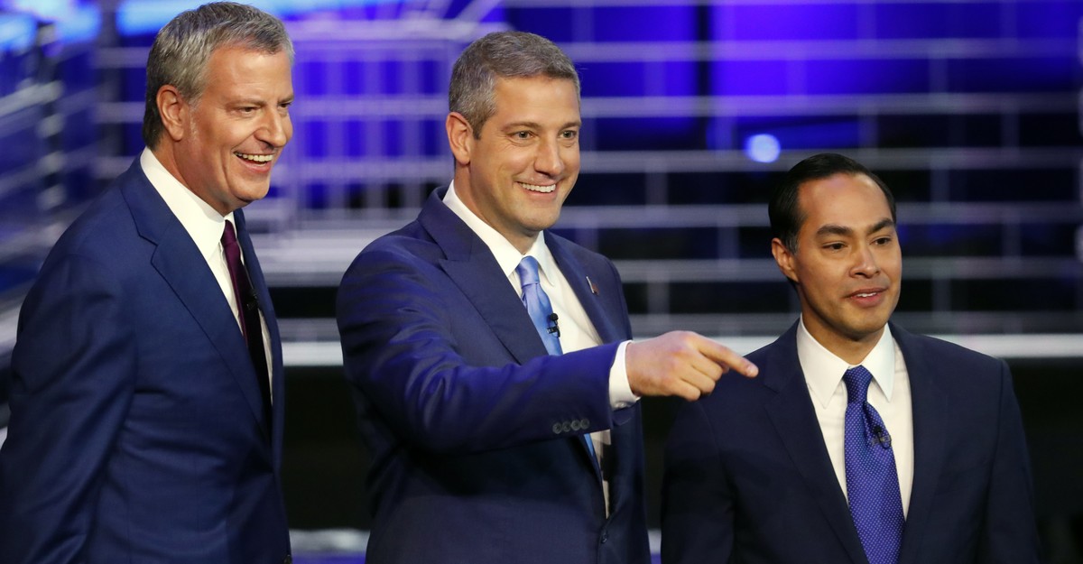 In Democratic Debates, Only Men Talked About Parenthood - The Atlantic