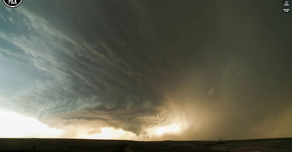 A Rotating Thunderstorm, Closer Than You Have (Hopefully) Ever Seen ...