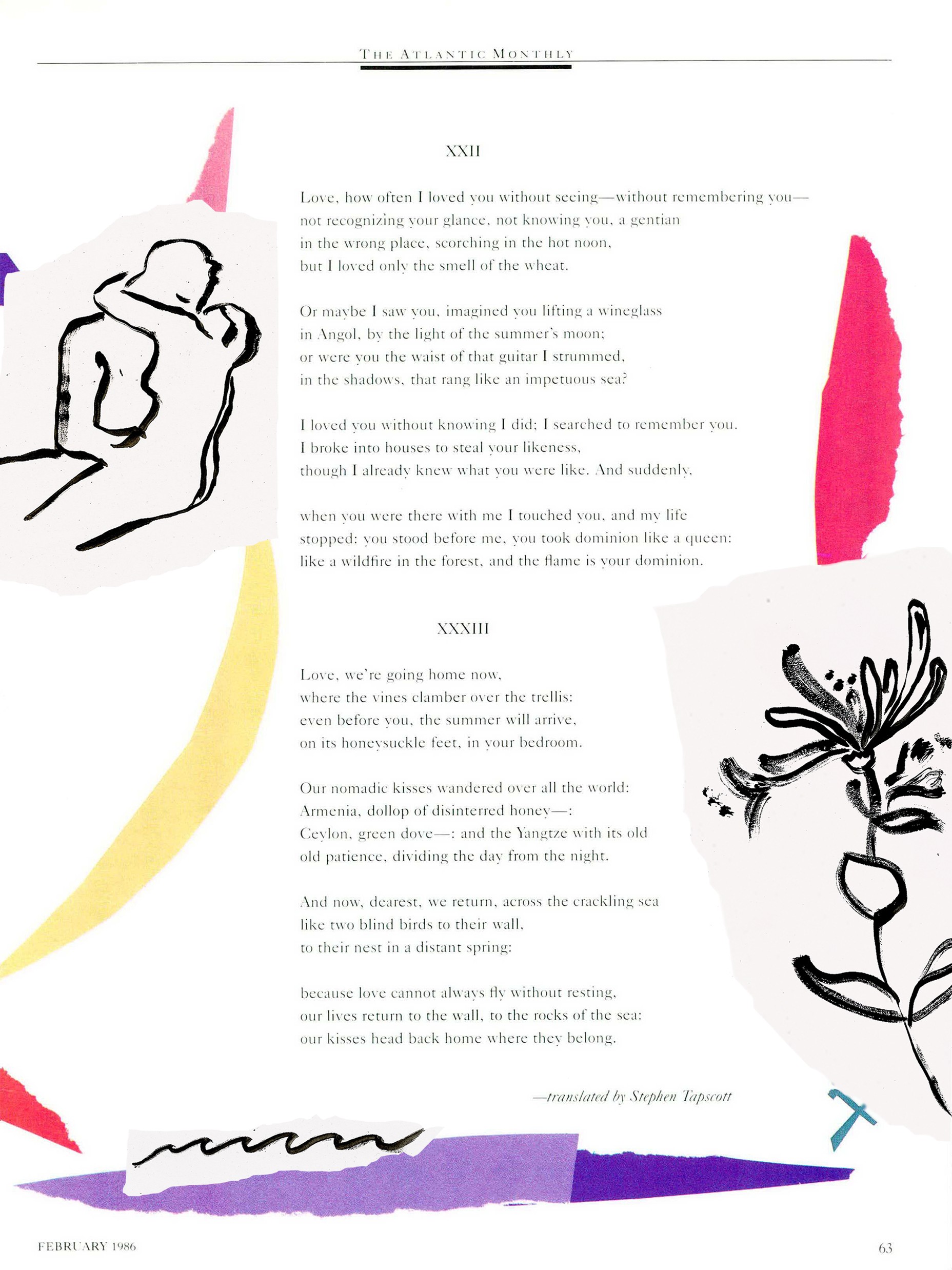 Pablo Neruda: Love Sonnets - The Atlantic