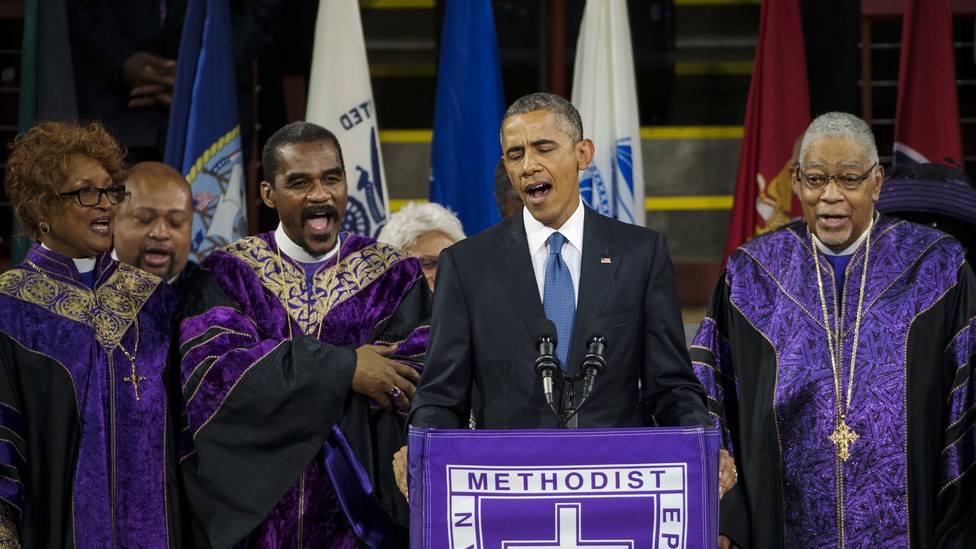 Obama's ‘Amazing Grace’ - The Atlantic