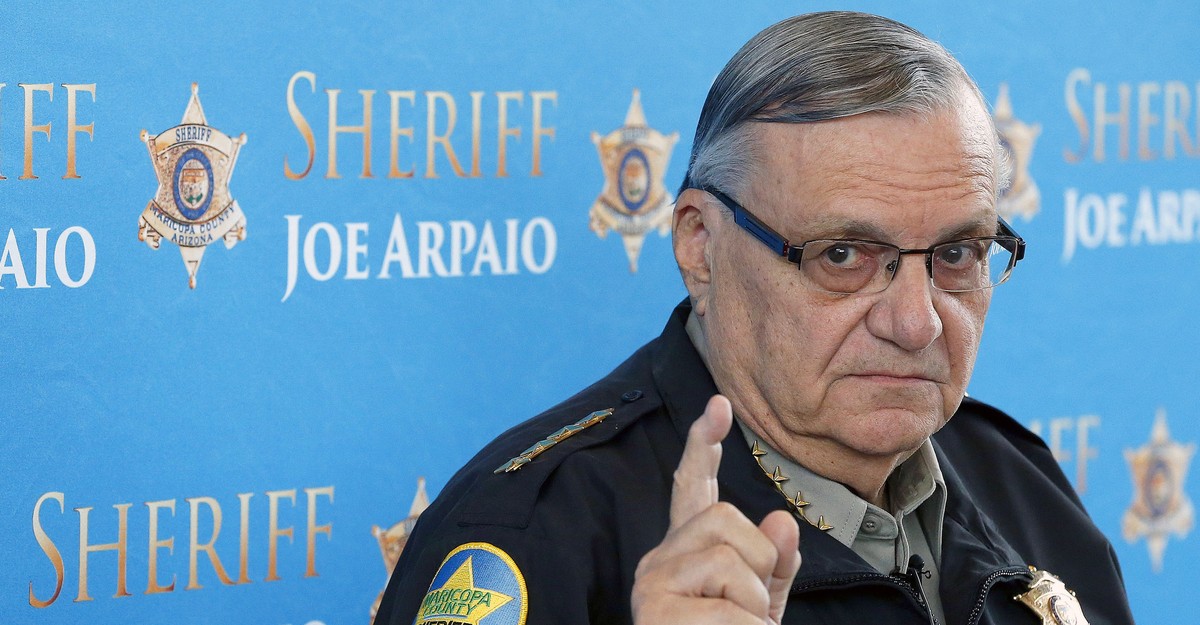 Sheriff Joe Arpaio, Convicted Criminal - The Atlantic