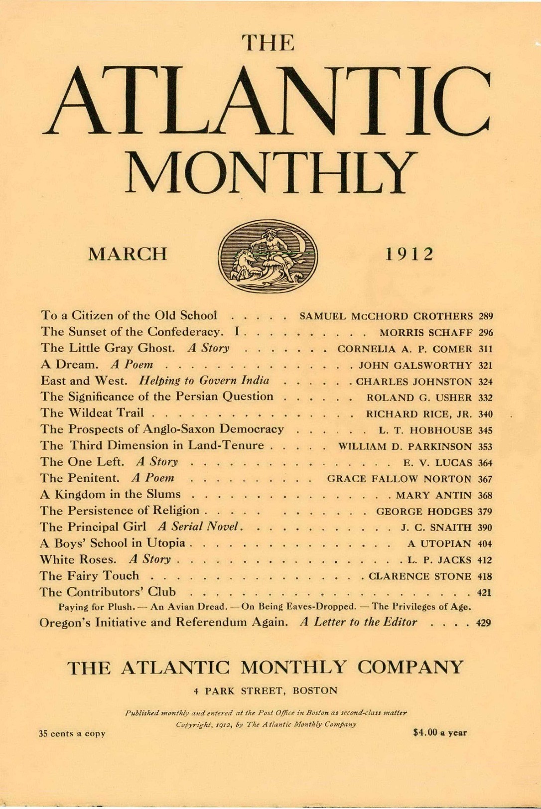 March 1912 Issue - The Atlantic