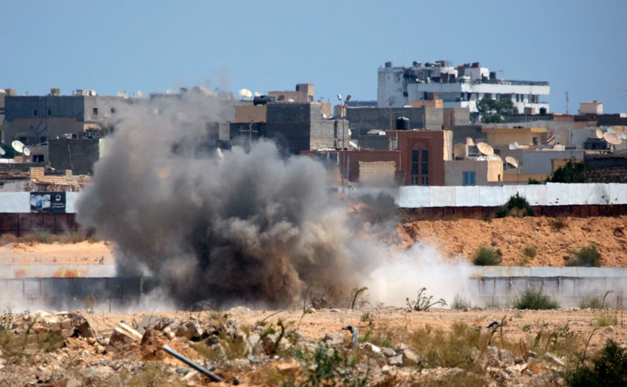 Libyan Rebels Storm Qaddafi Compound - The Atlantic