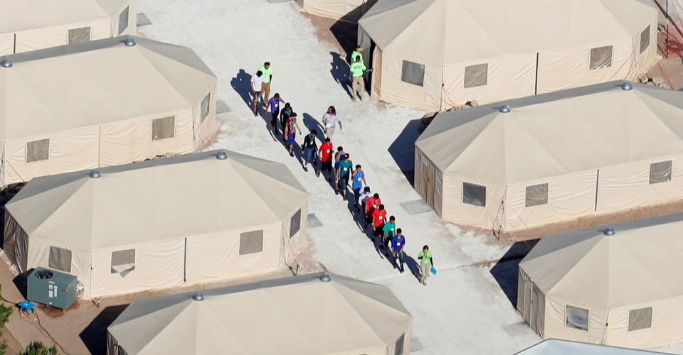 A Tent City for Children Detained at the Border: Photos - The Atlantic