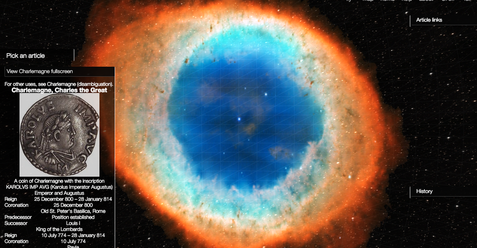 WikiGalaxy: A Visualization of Wikipedia Rabbit Holes - The Atlantic