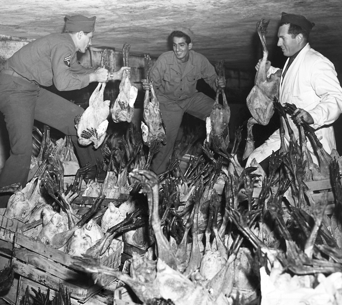 Stacking Turkeys in Naples: Thanksgiving Day 70 Years Ago - The Atlantic
