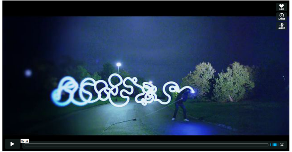 Live-Action 'Light Painting' Covers a City in Frozen, Glowing Streaks ...