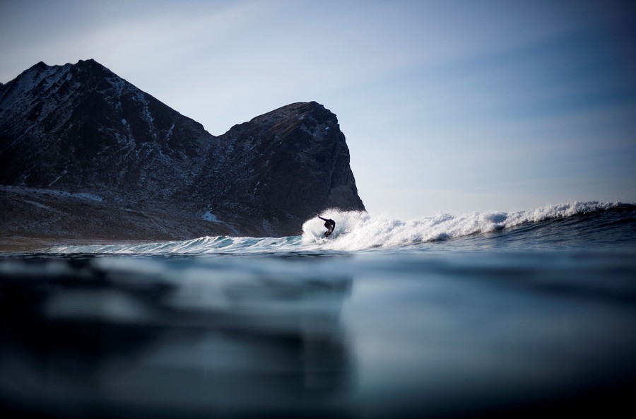Photos: Surfing Norway in Sub-Zero Temperatures - The Atlantic