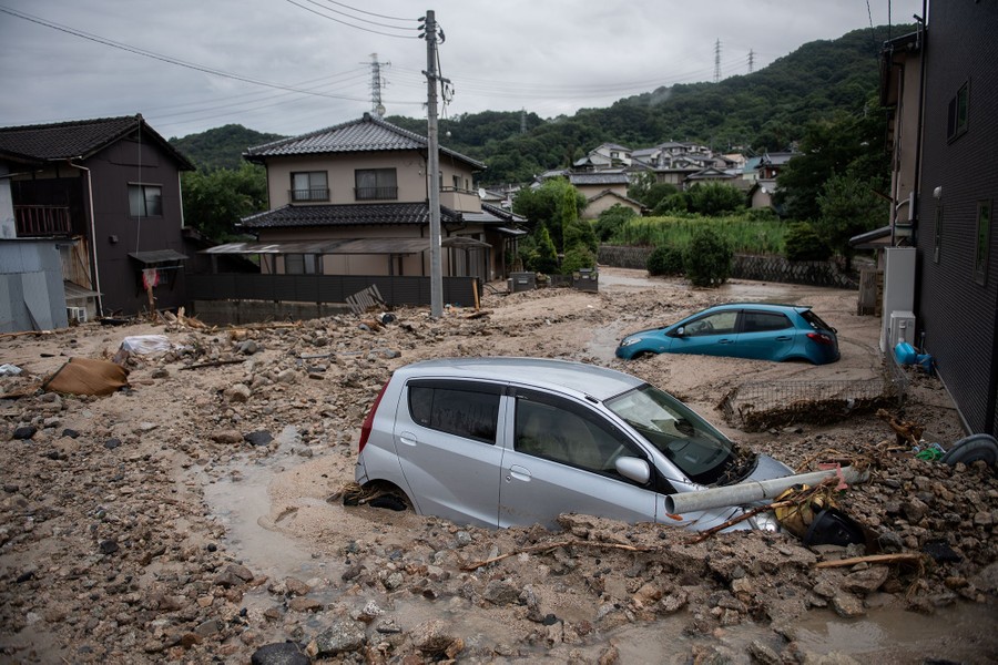 Photos: Death Toll Reaches 200 in Devastating Japan Floods - The Atlantic