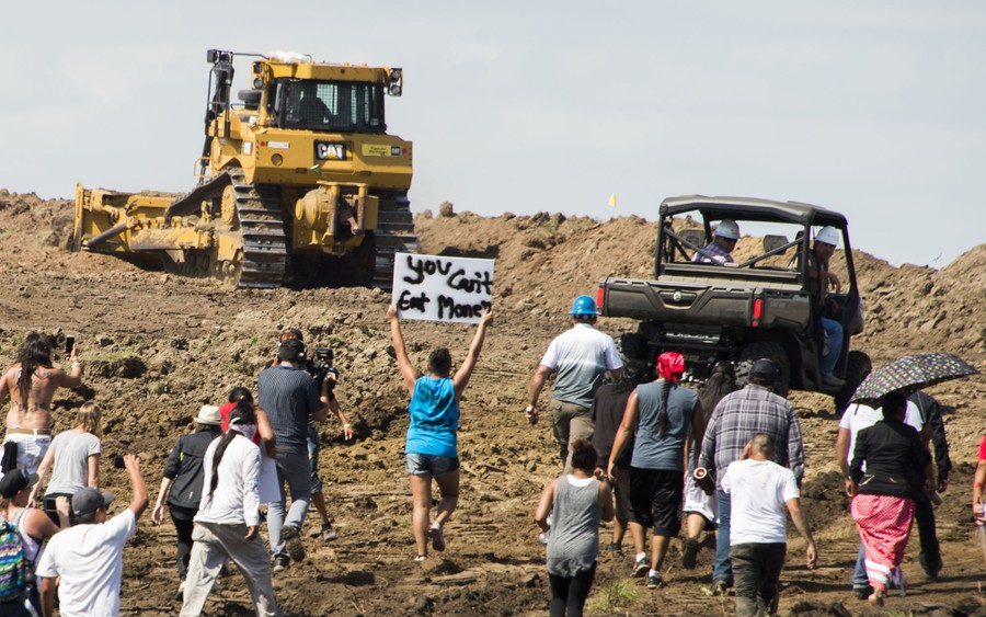 Tempers Flare During Protest Against the Dakota Access Pipeline - The ...