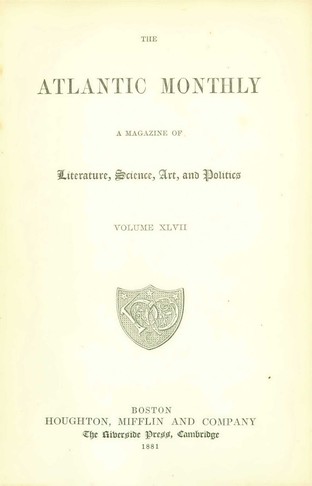 February 1881 Issue - The Atlantic
