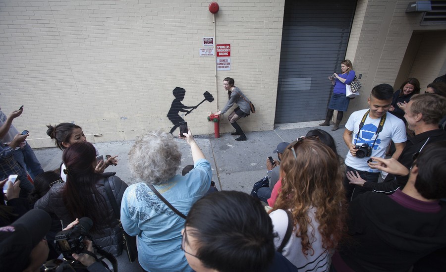Banksy in NYC - The Atlantic