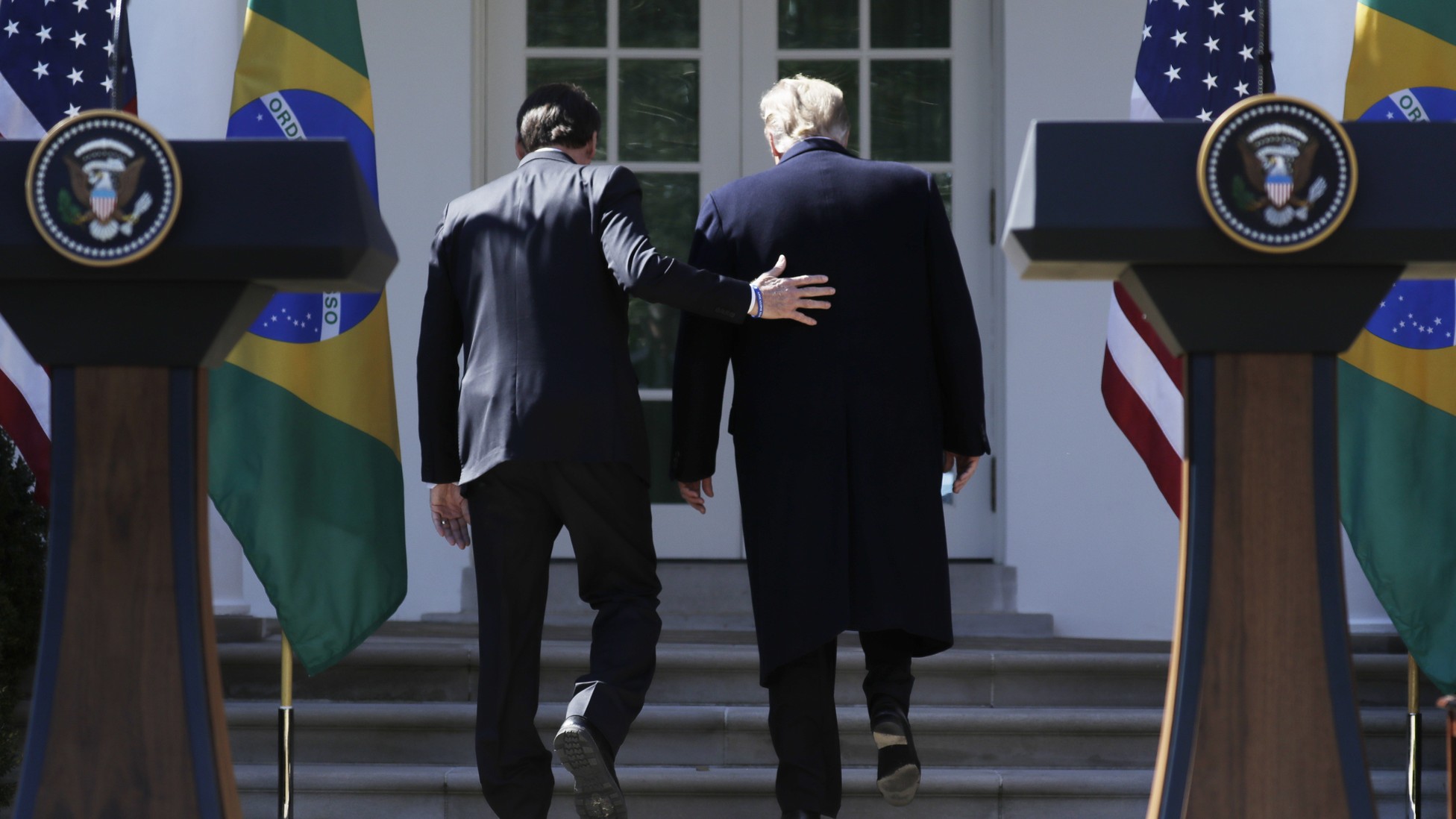 Trump and Bolsonaro Meet at White House: Politics Daily - The Atlantic