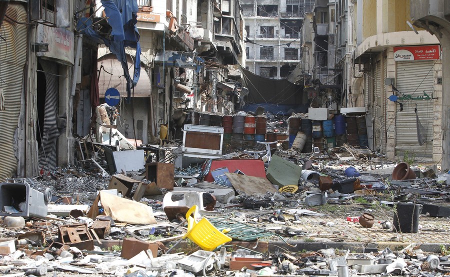 Syrias City Of Homs Shattered By War The Atlantic
