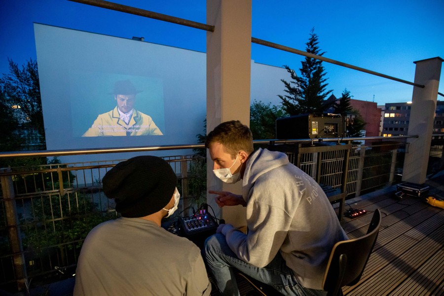 Balcony Seats: Watching Movies From Apartment Buildings - The Atlantic