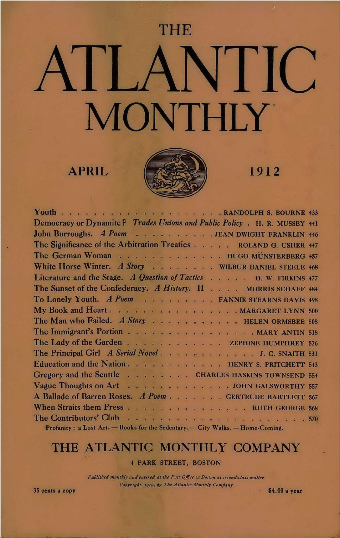 April 1912 Issue - The Atlantic