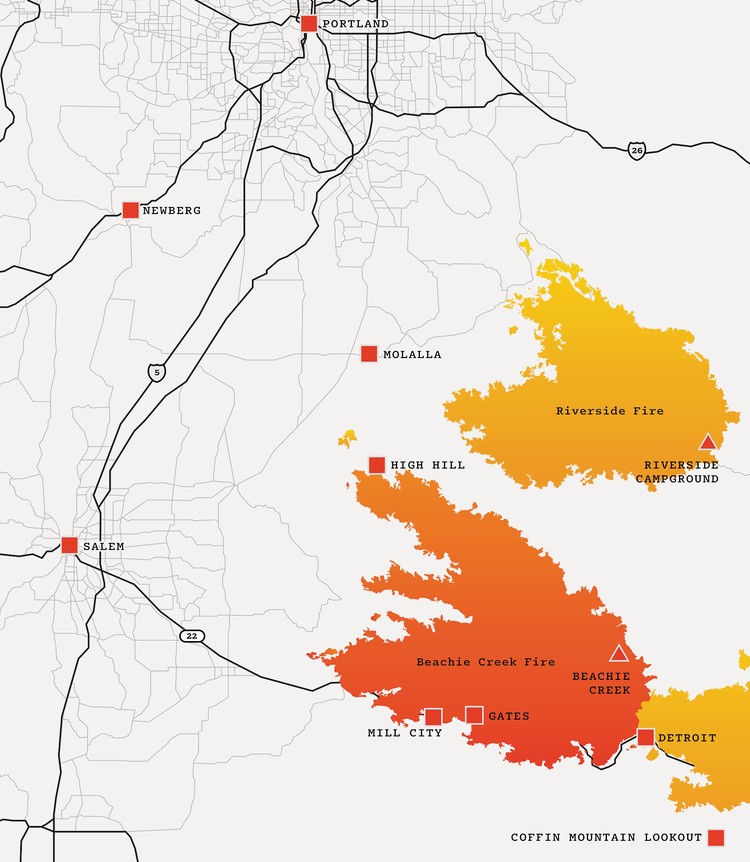 How Civilians Saved Their Oregon Town From Two Megafires - The Atlantic