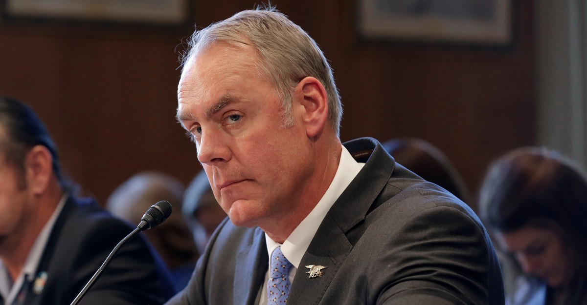 Ryan Zinke Resigns: The Blue Wave’s First Casualty - The Atlantic