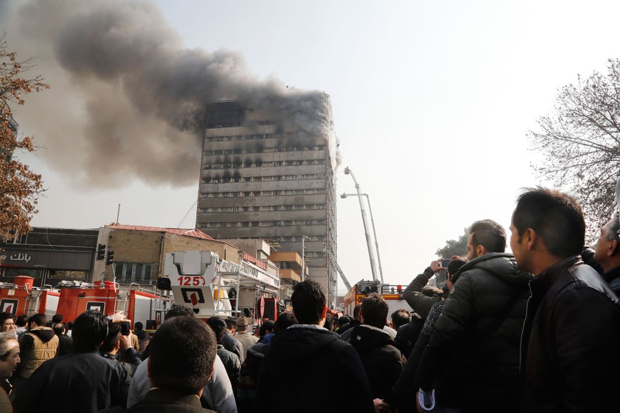 Iranian High-rise Collapses in Huge Fire, Killing Dozens - The Atlantic