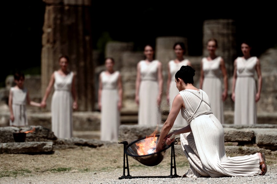 Lighting the 2012 Olympic Flame - The Atlantic