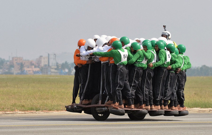 How Many People Can Ride on a Single Motorcycle? - The Atlantic