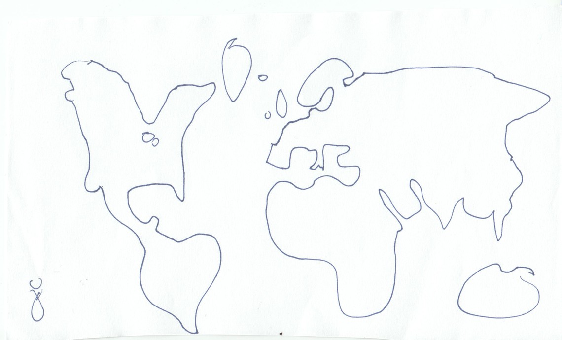 What You Get When 30 People Draw a World Map From Memory - The Atlantic