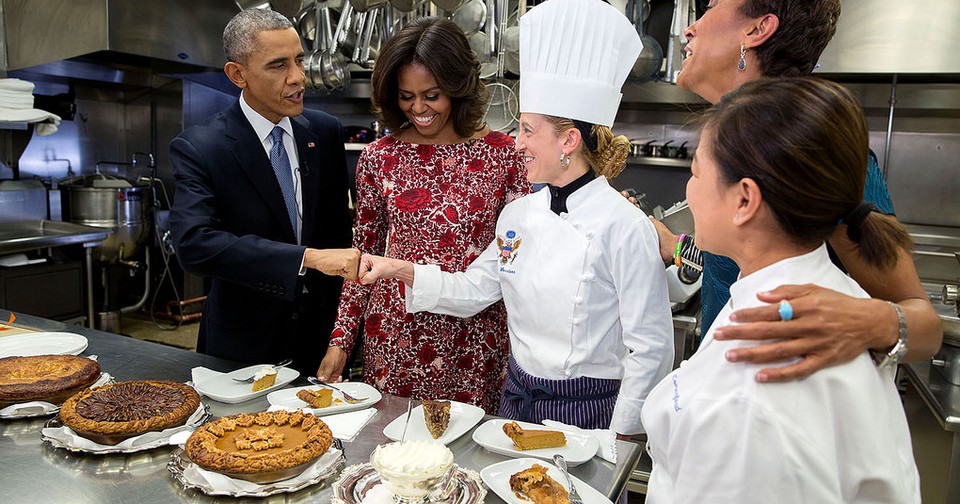 Obama Family Thanksgiving Dinner