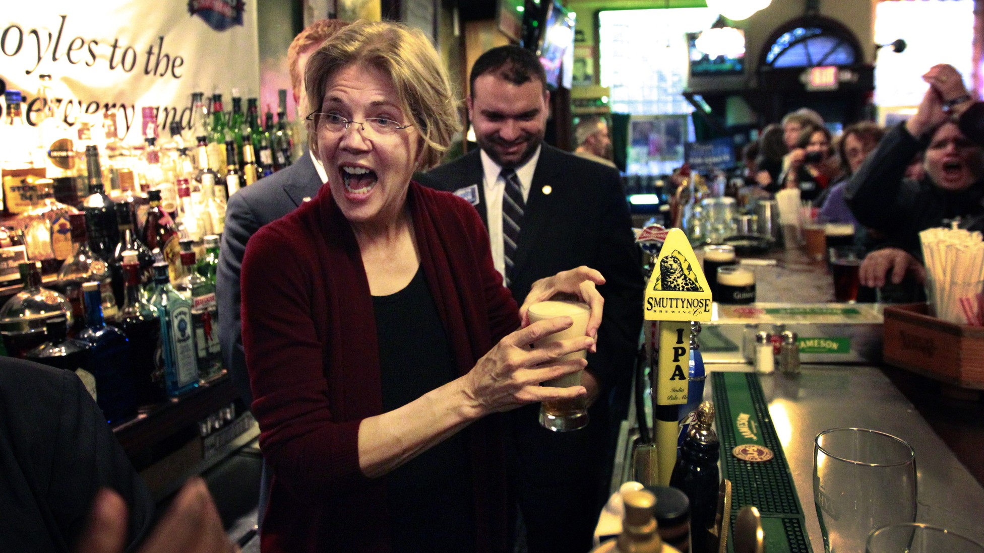 Why Elizabeth Warren's Beer Moment Fell Flat - The Atlantic