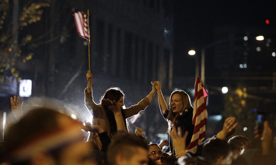 Election Night 2012: Reactions in Photos - The Atlantic