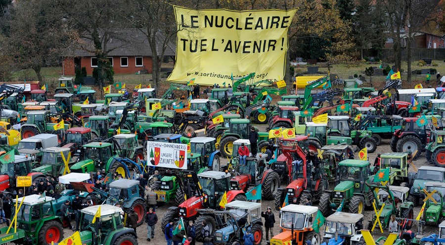 Protesters Disrupt German Nuclear Waste Shipment - The Atlantic