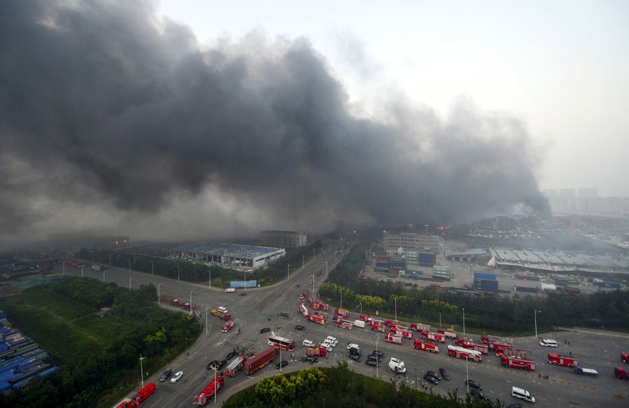 Photos of the Aftermath of the Massive Explosion in Tianjin, China ...