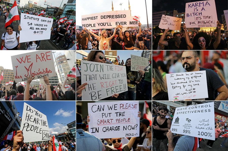 Photos: Anti-Government Protests in Lebanon - The Atlantic